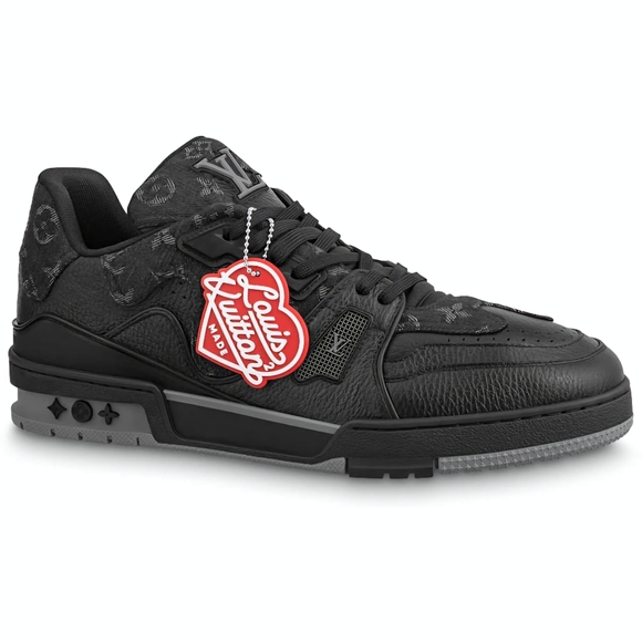 Louis Vuitton | Shoes | Louis Vuitton X Nigo Lv Trainer Black Denim ...